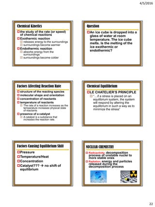 General Chemistry Handouts Introduction part | PDF | Chemistry | Science