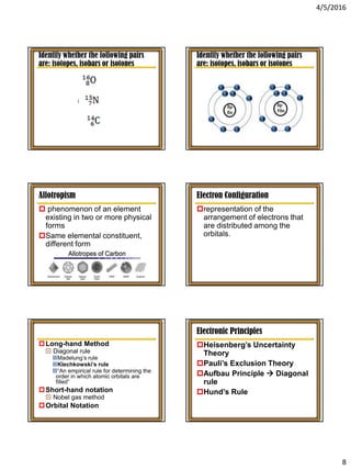 General Chemistry Handouts Introduction part | PDF | Chemistry | Science
