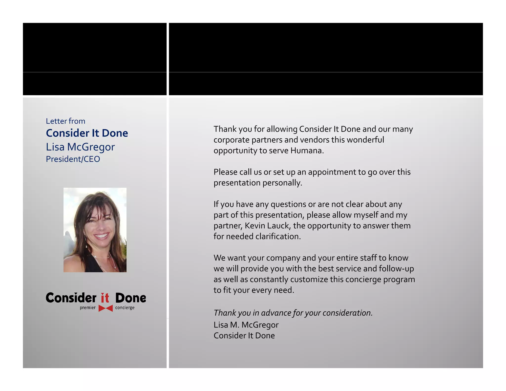 How Consider It Done Works | PPT