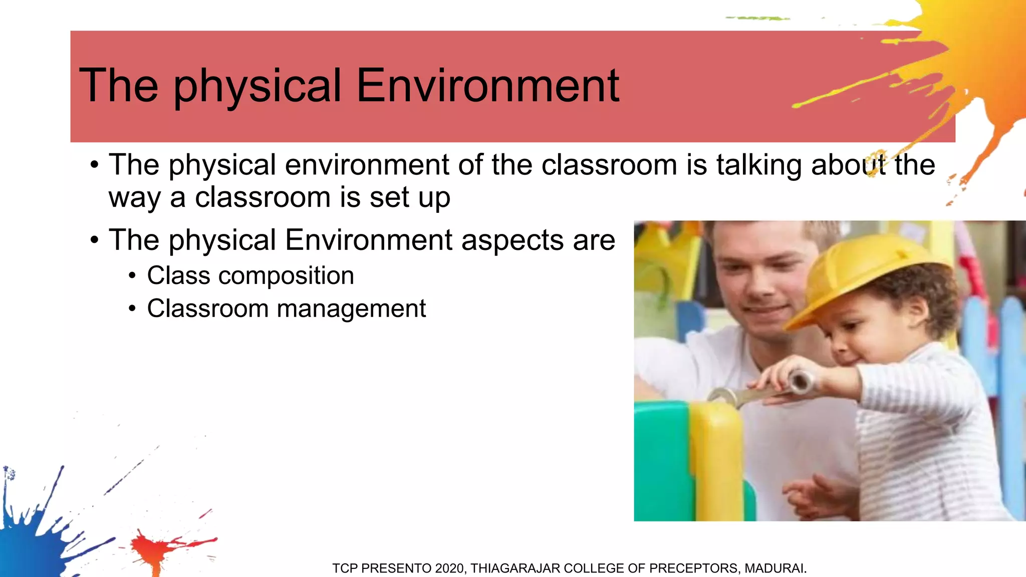 CLASSROOM CLIMATE | PPTX