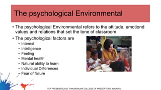 CLASSROOM CLIMATE | PPTX | Educational Assessment | Education