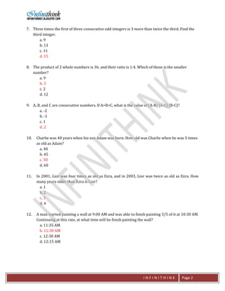 General education-mathematics-3 | PDF