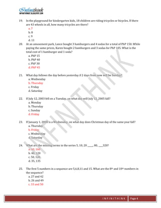 General education-mathematics-3 | PDF