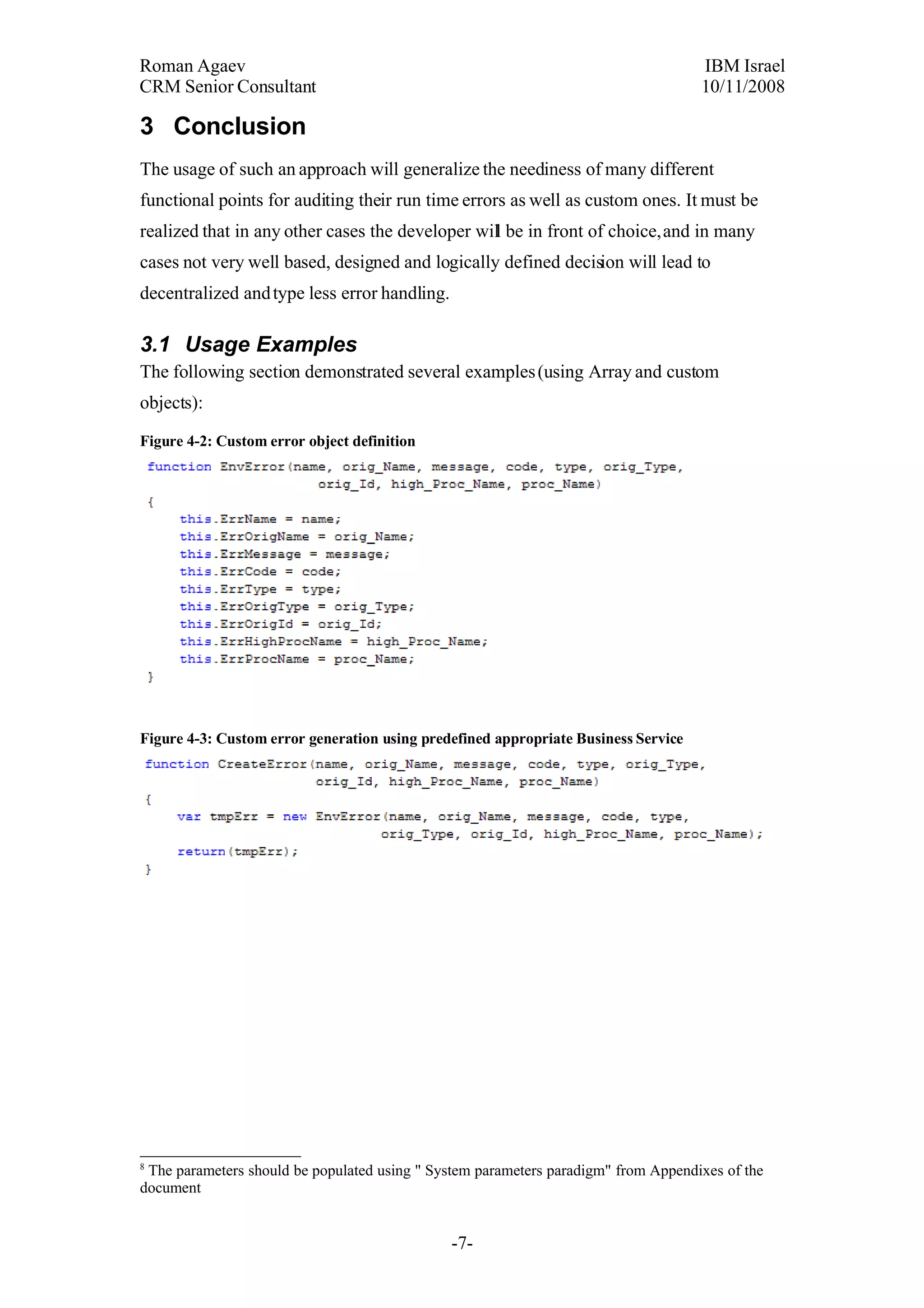 General Error Handling Approach | PDF