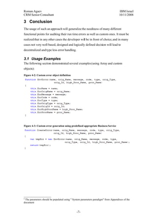 General Error Handling Approach | PDF