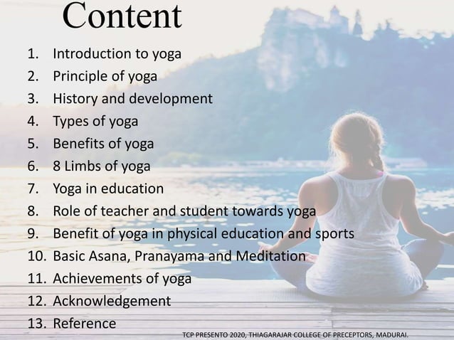 YOGA, HEALTH AND PHYSICAL EDUCATION | PPTX | Hinduism | Religion ...
