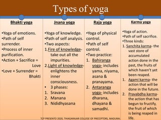 YOGA, HEALTH AND PHYSICAL EDUCATION | PPTX