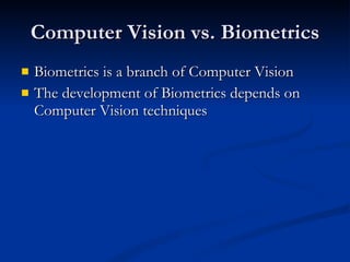 General introduction to computer vision | PPT