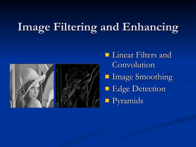 General introduction to computer vision | PPT