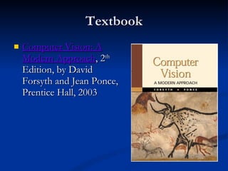 General introduction to computer vision | PPT