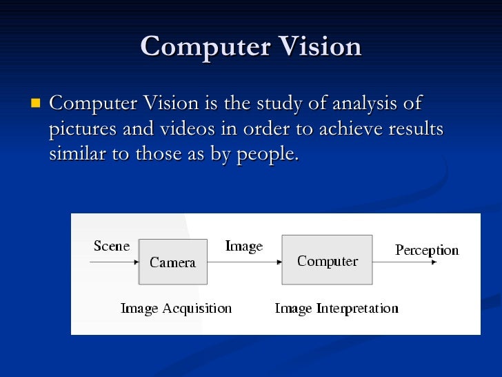 General introduction to computer vision