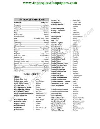 General knowledge | PDF