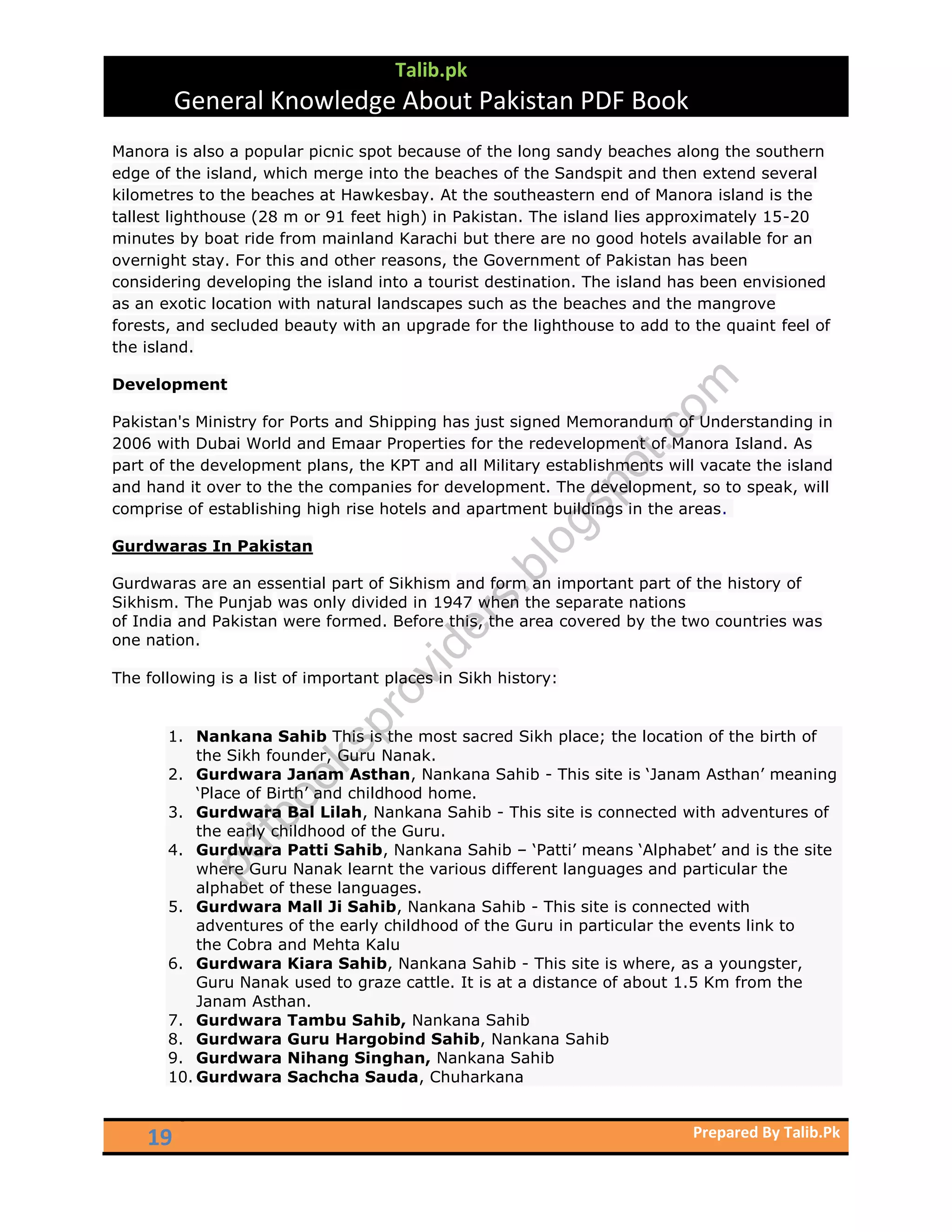 General knowledge-about-pakistan- | PDF