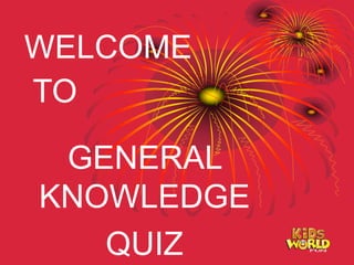 A Presentation on General Knowledge Quiz.ppt