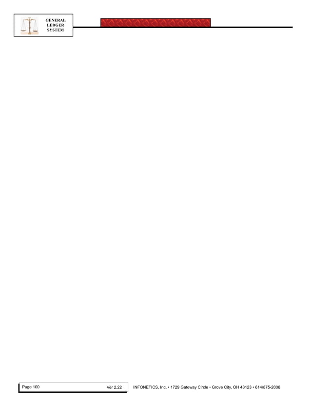 General Ledger System | PDF