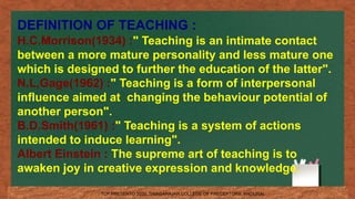 NATURE OF TEACHING/ TEACHING AS A PROFESSION | PPTX