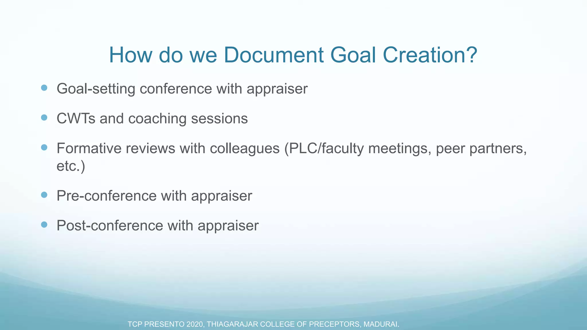 GOAL SETTING AND PROFESSIONALDEVELOPMENT | PPTX