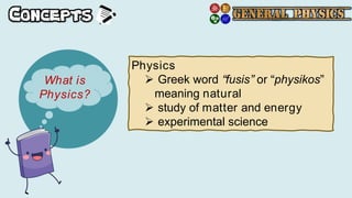 GENERAL-PHYSICS-1-INTRODUCTION. GRADE 12 | PDF