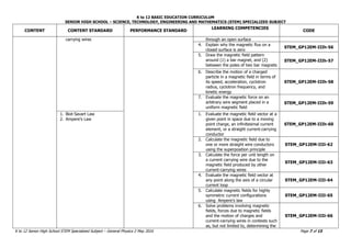Curriculum Guide in General Physics for STEM | PDF