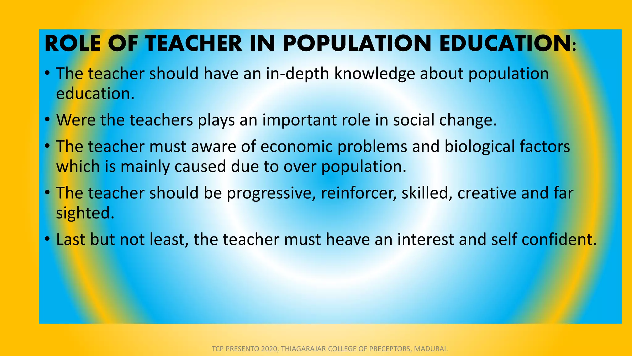 POPULATION PROBLEM AND POPULATION EDUCATION | PPTX
