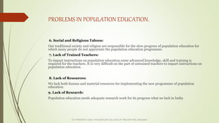 POPULATION EDUCATION | PPTX
