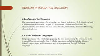 POPULATION EDUCATION | PPTX
