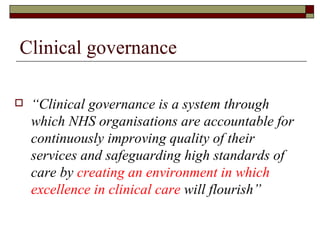General practice: clinical governance & patient management software | PPT