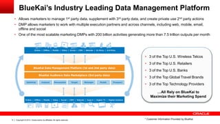Oracle buys Bluekai | PPT