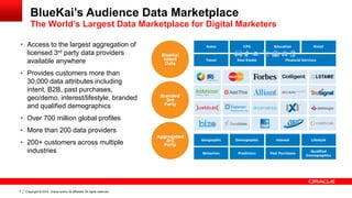 Oracle buys Bluekai | PPT