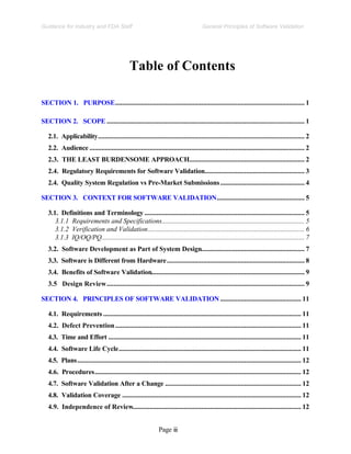 General Principals Of Software Validation | PDF | Web Development ...