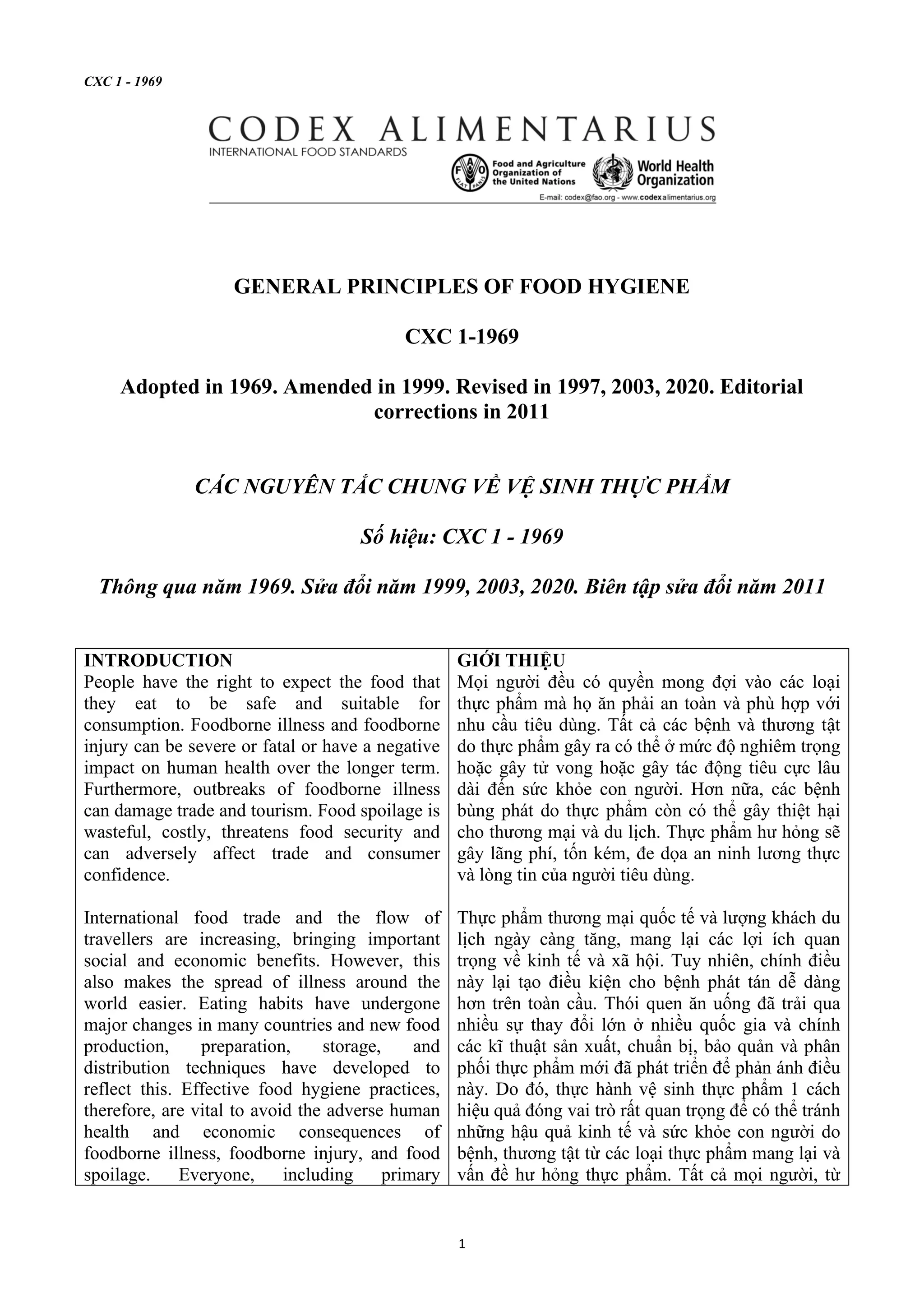 General principles-of-food-hygiene-haccp-2020/ Các nguyên tắc chung về ...