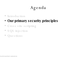 General Principles of Web Security | PPT