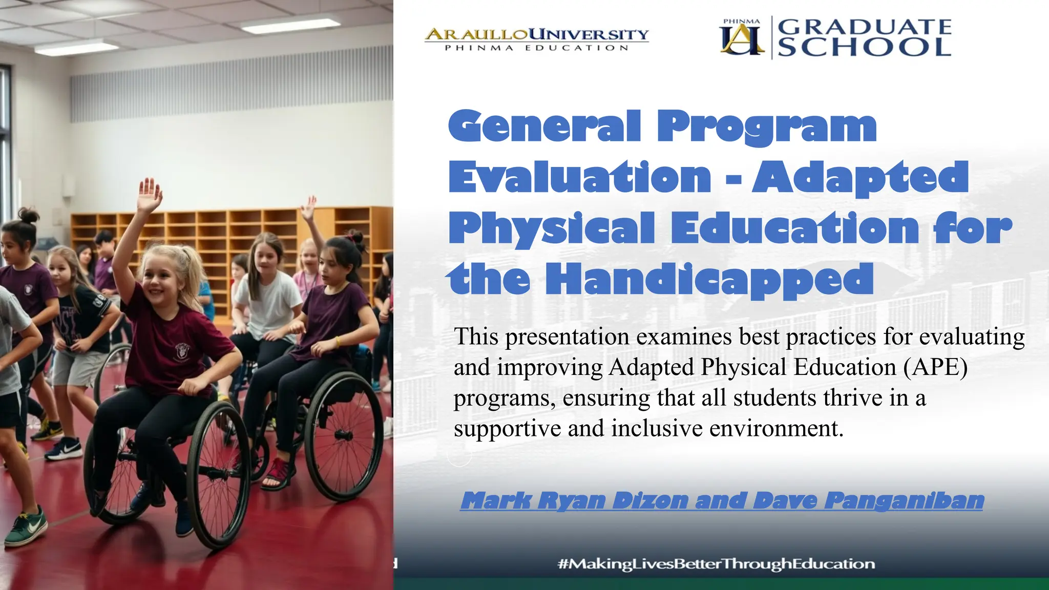 General-Program-Evaluation-Adapted-Physical-Education-for-the-Handicapped.pptx