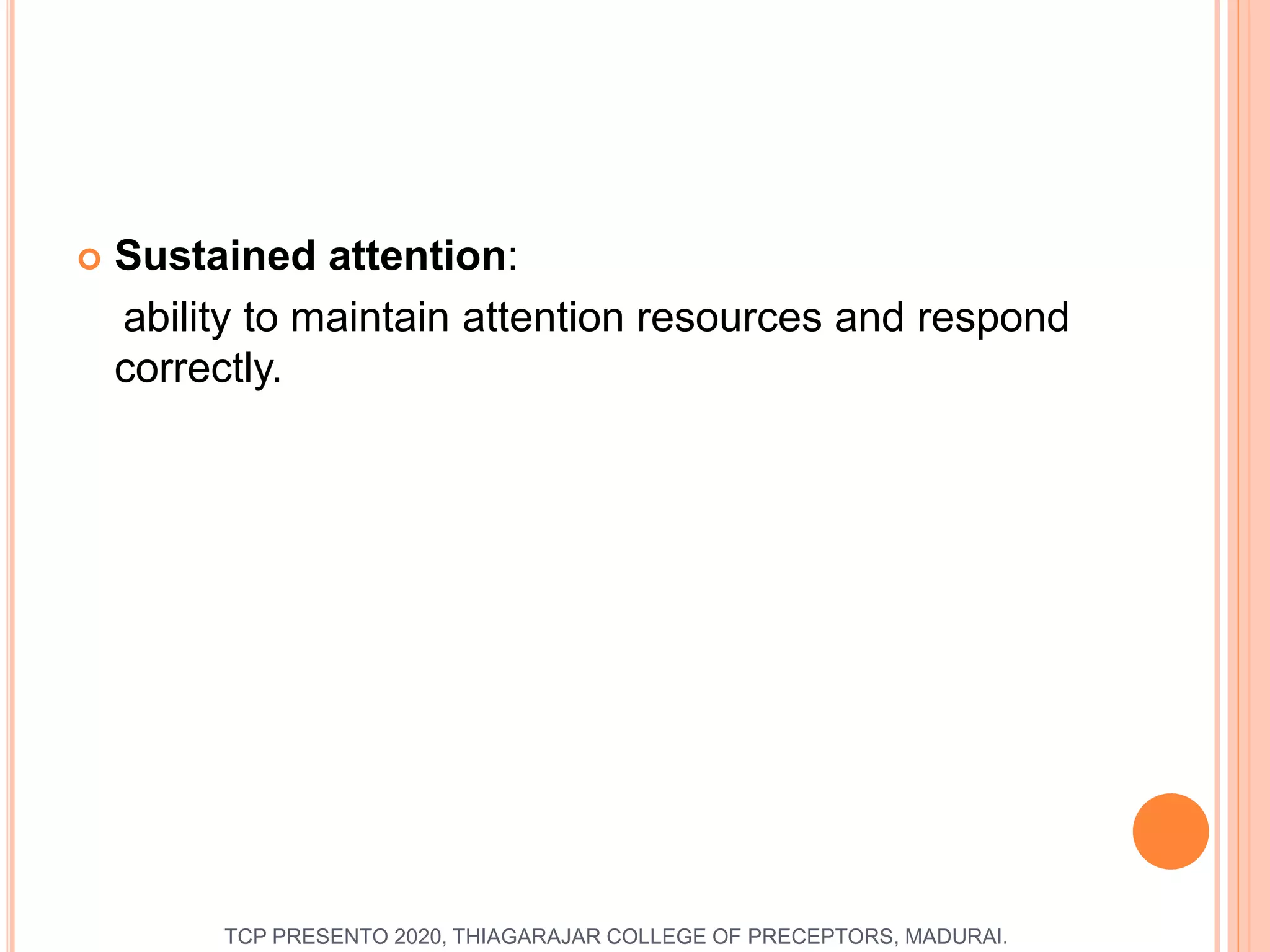 ATTENTION AND PERCEPTION | PPTX