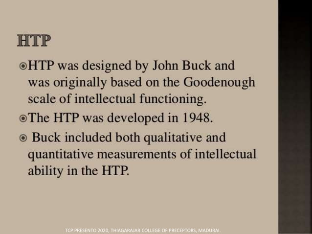 ASSESSMENT OF PERSONALITY PROJECTIVE AND NON-PROJECTIVE TECHNIQUES | PPTX