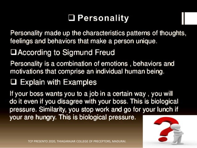 ASSESSMENT OF PERSONALITY PROJECTIVE AND NON-PROJECTIVE TECHNIQUES | PPTX