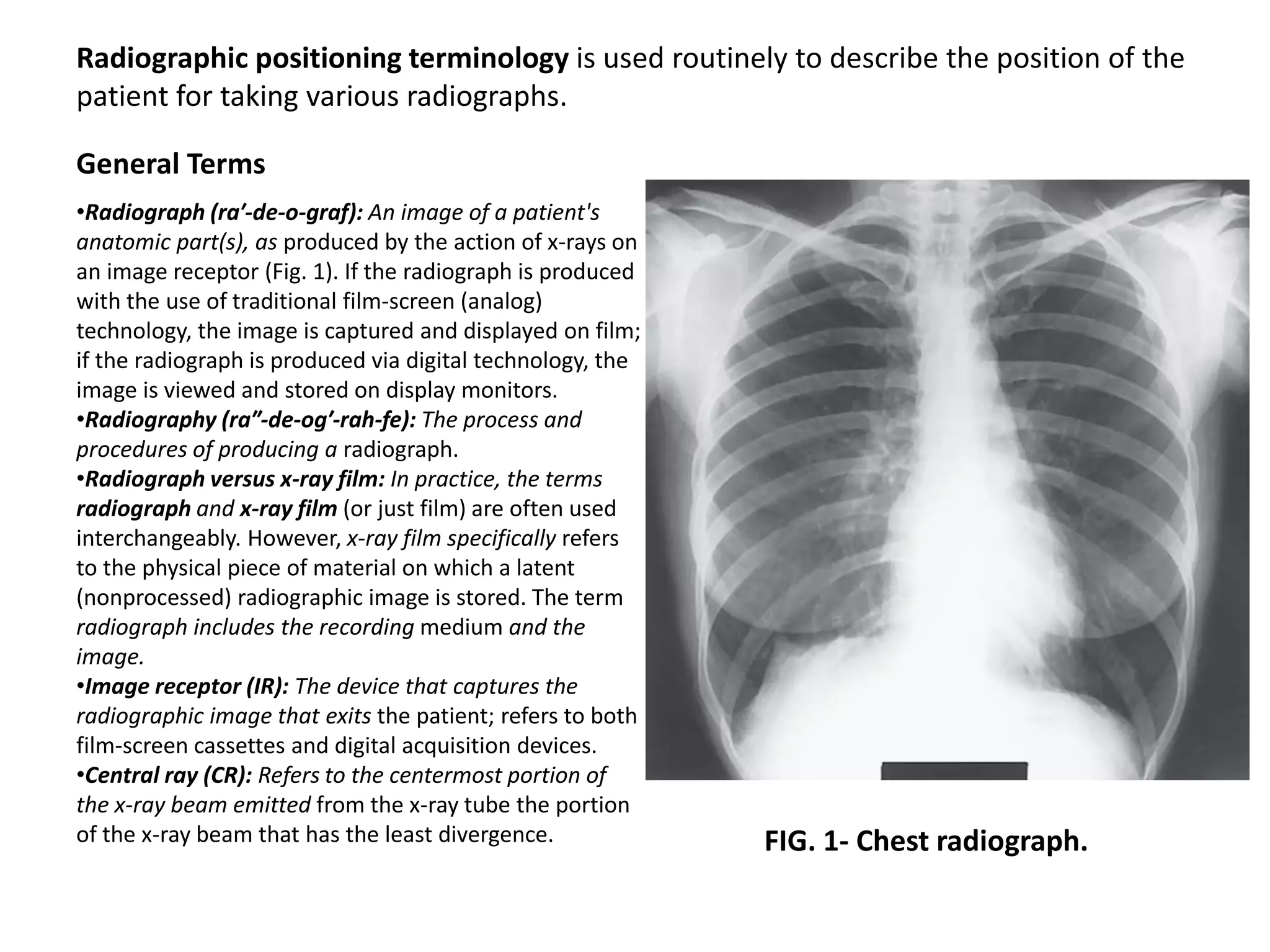 General radiological-procedure | PPTX
