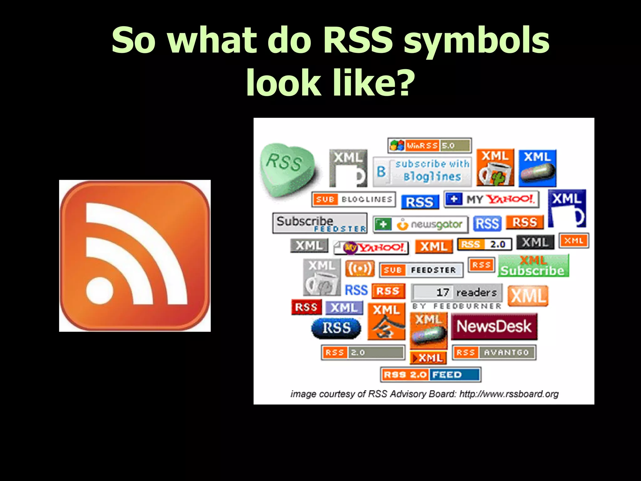 General RSS introduction | PPT | Internet | Computing
