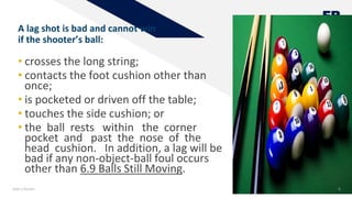 GENERAL-RULES BILLIARDS 8 BALLS 9 BALLS.pptx