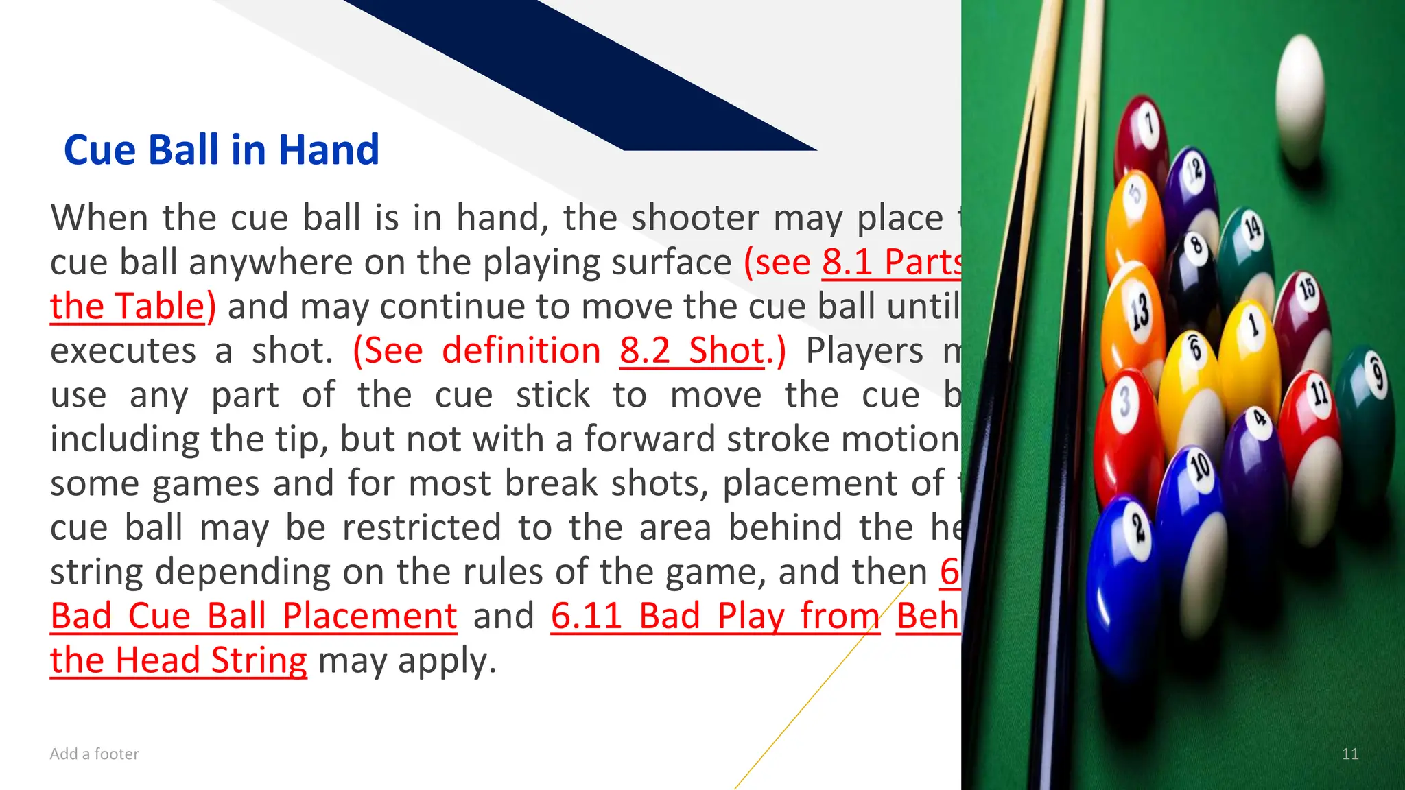 Billiard Sports 8 ball and 9 ball general rules.pptx