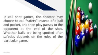 Billiard Sports 8 ball and 9 ball general rules.pptx