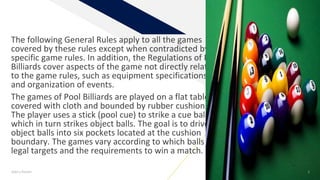 Billiard Sports 8 ball and 9 ball general rules.pptx