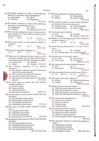 General Science - Chemistry Objective for PSC SSC | PDF