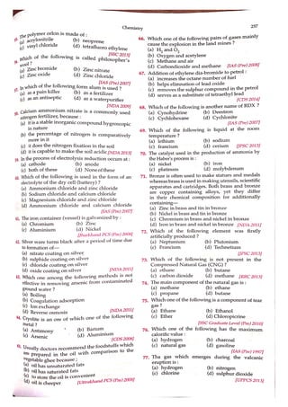 General Science - Chemistry Objective for PSC SSC | PDF