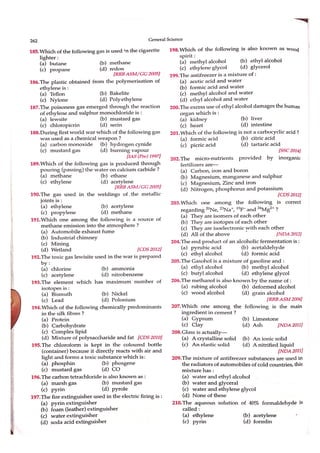 General Science - Chemistry Objective for PSC SSC | PDF