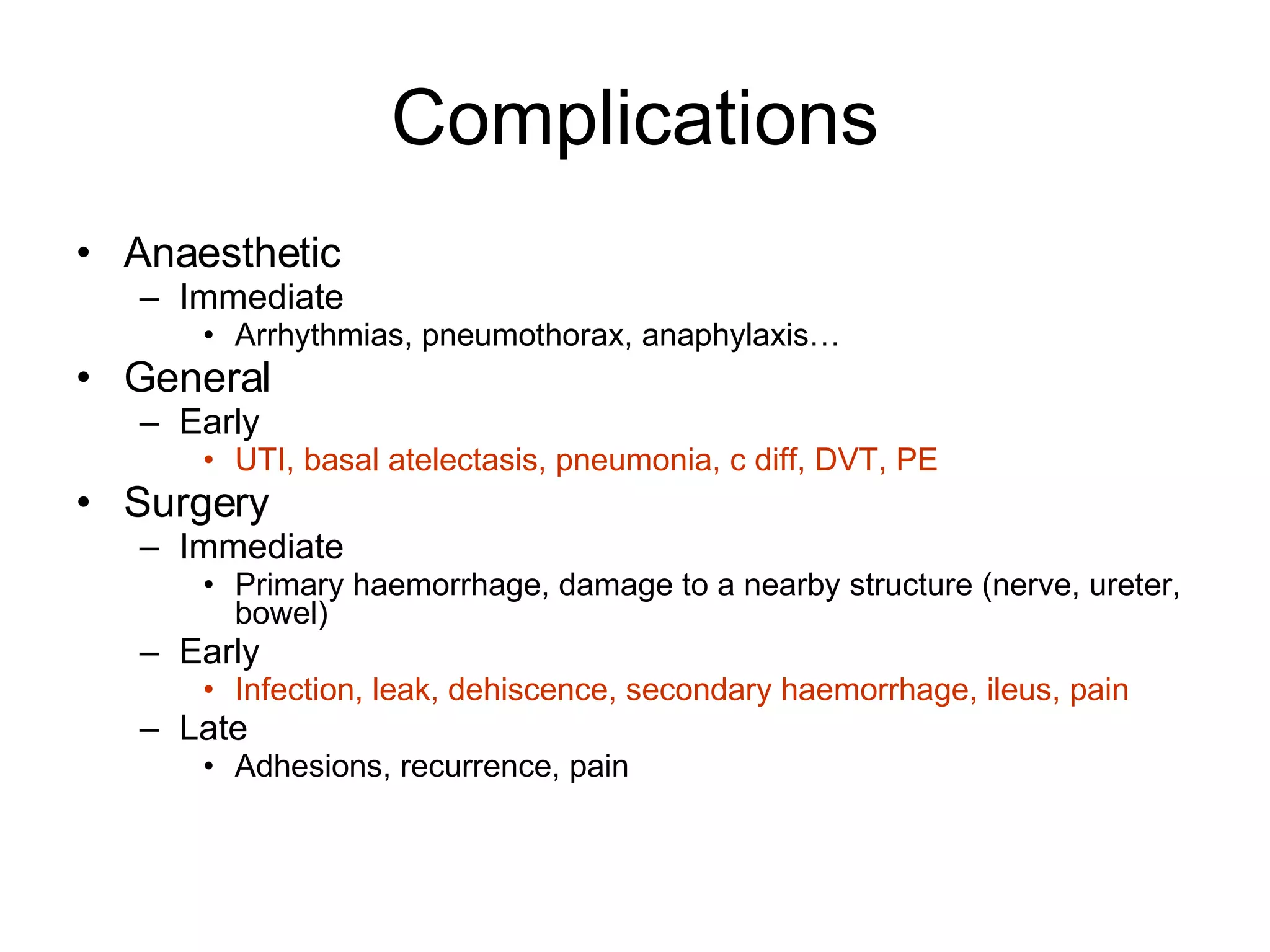 General Surgery Revision | PPT