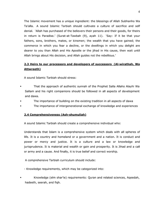 General tarbiyah-definitions-and-mechanisms | PDF | Islam | Religion ...