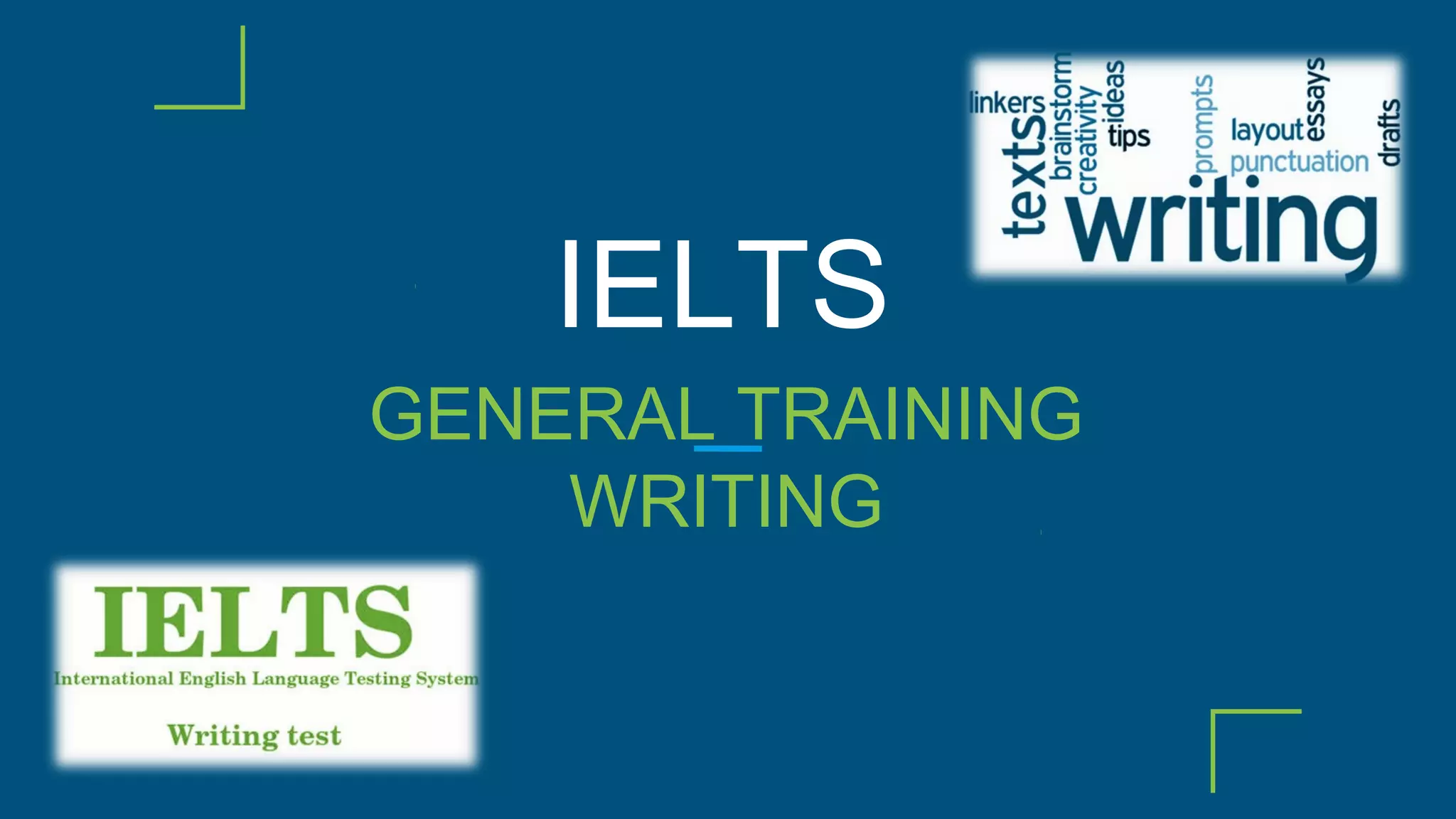 General training-writing 7219 | PPT