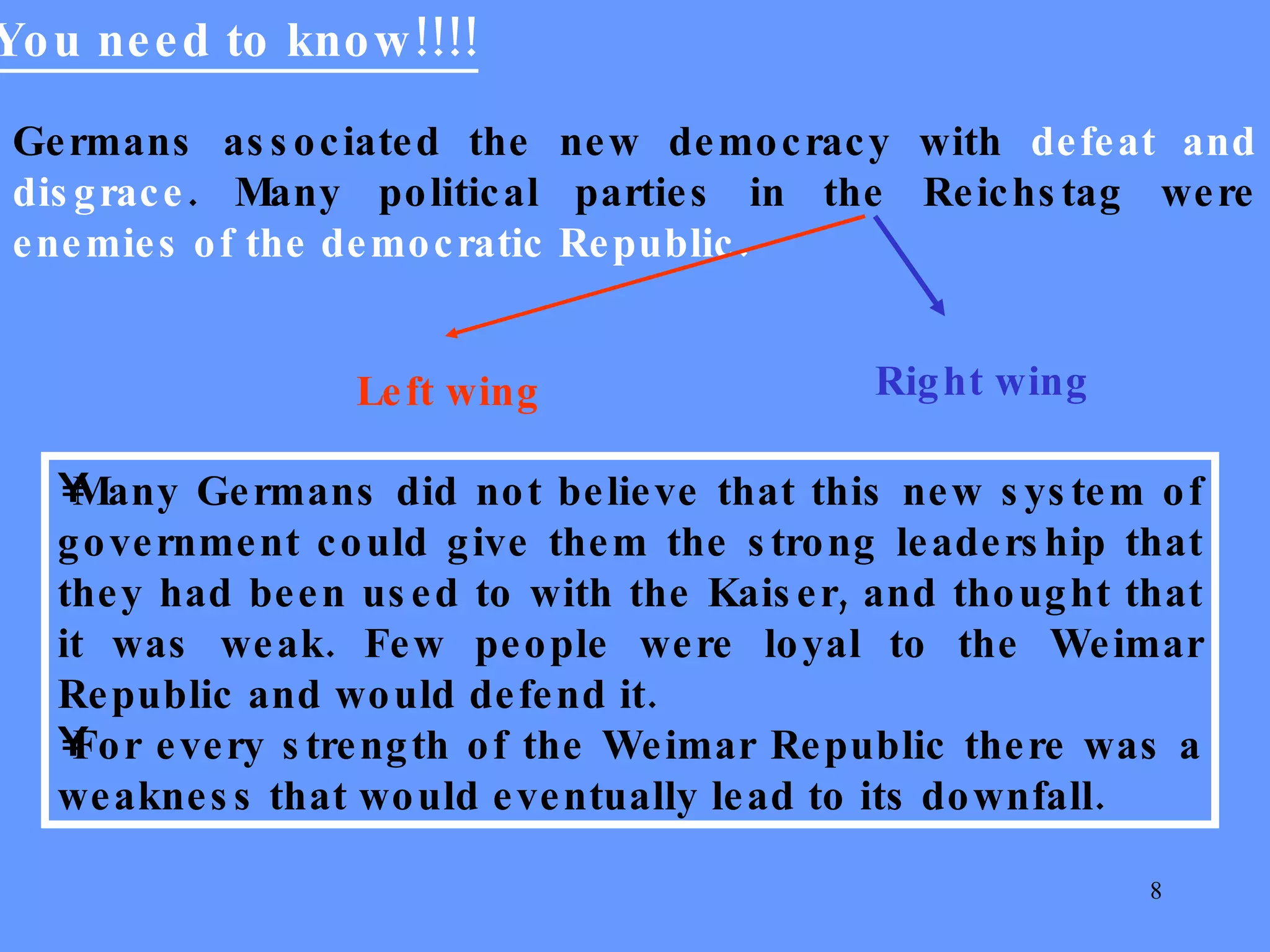 General Weimar Constitution | PPT