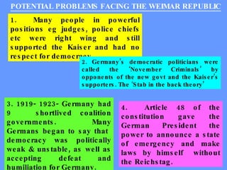 General Weimar Constitution | PPT